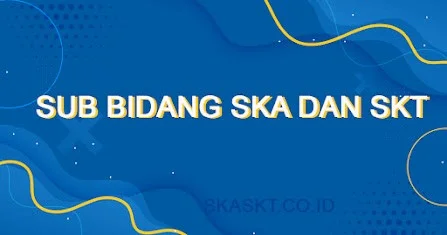 Sub Bidang SKA dan SKT - SKA SKT